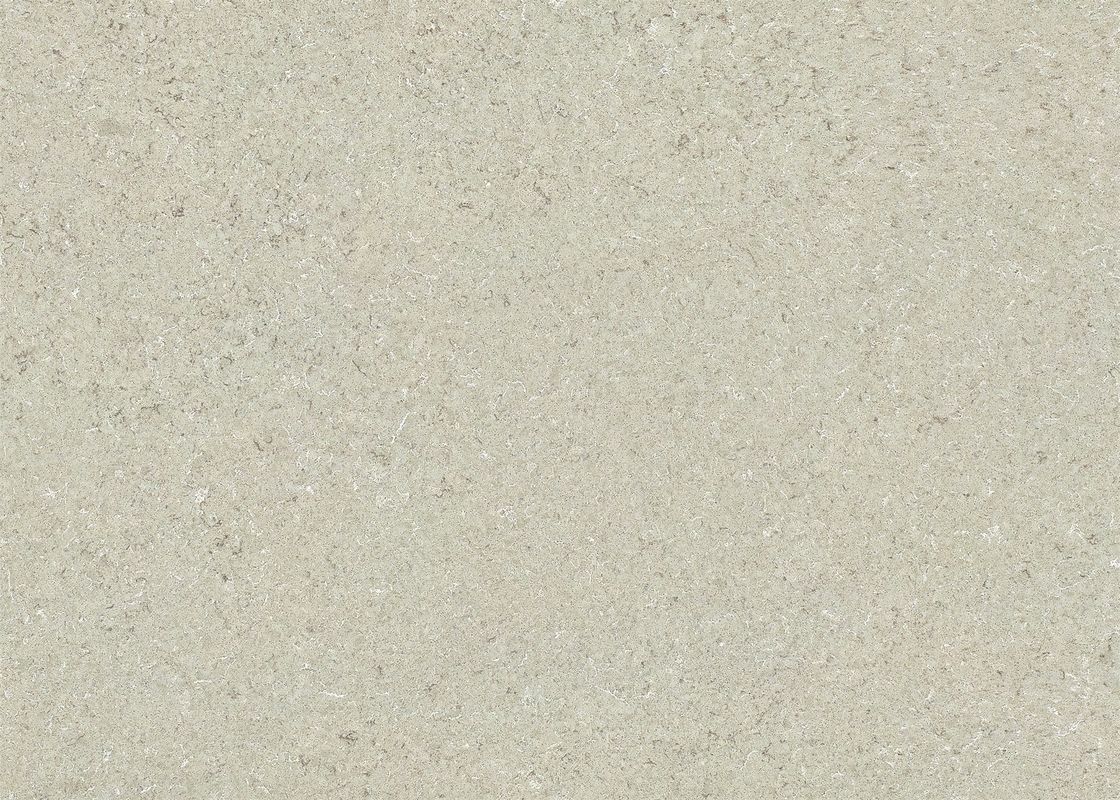 Engineered Quartz Stone Grey Quartz Kitchen Worktops Impact Resistance