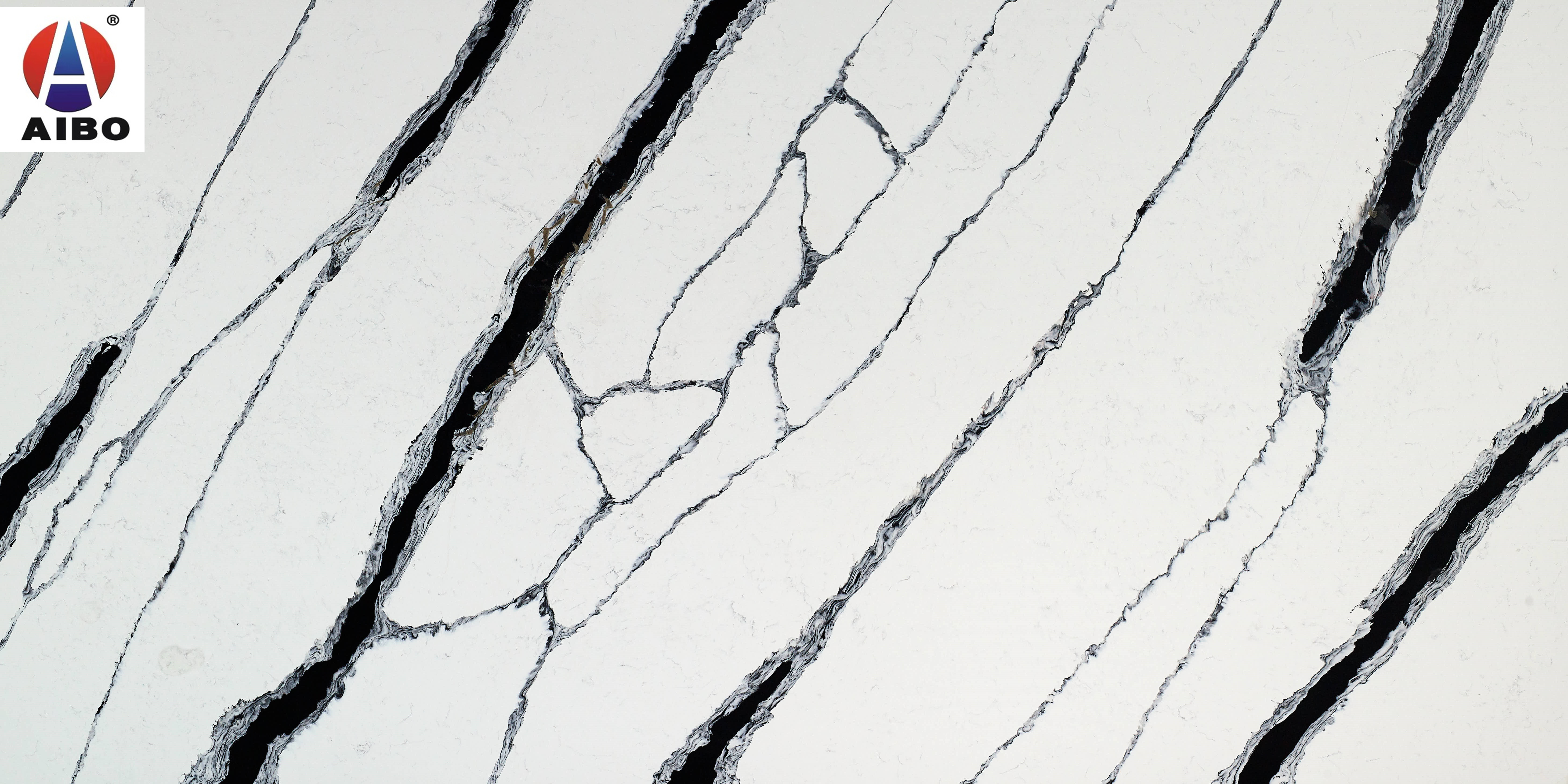 45 Gloss Artificial Panda White Quartz Stone Slab 3200*1600*20mm For ...