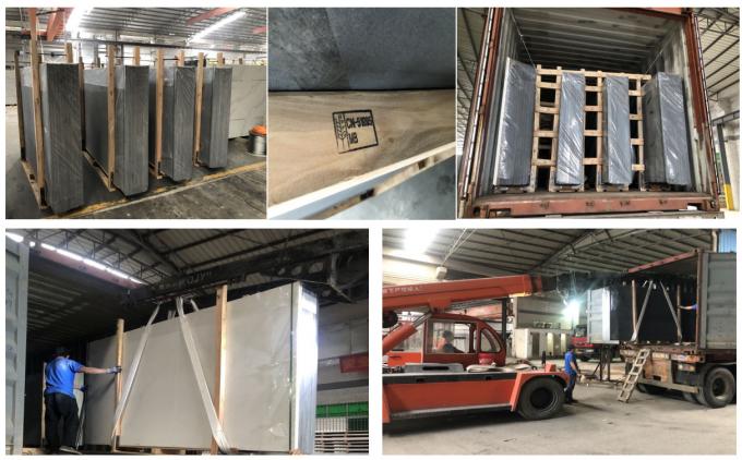 Synthetic Quartz Countertop Artificial Quartz Slabs 2.45 G/Cm Density